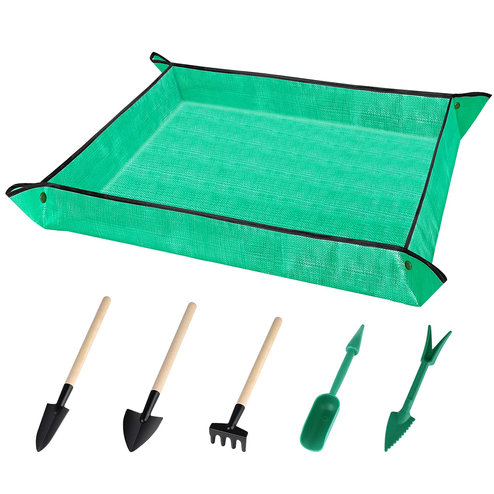 ELECLAND Plant Repotting Pad Gardening Pot Pad with Transplanting Tools ...