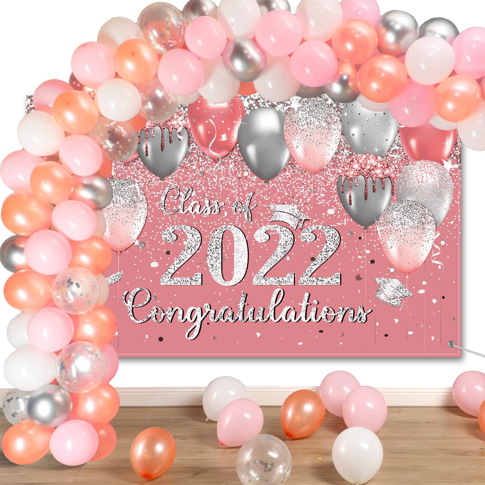 Buy Graduation Backdrop Decoration Set Class Of 2022 Glitter Graduation buy-graduation-backdrop-decoration-set-class-of-2022-glitter-graduation
