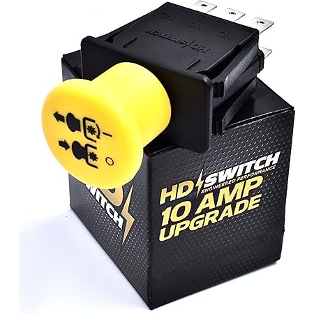 Amazon.com : HD Switch 10 AMP OEM Upgrade Blade Clutch Engagement PTO ...