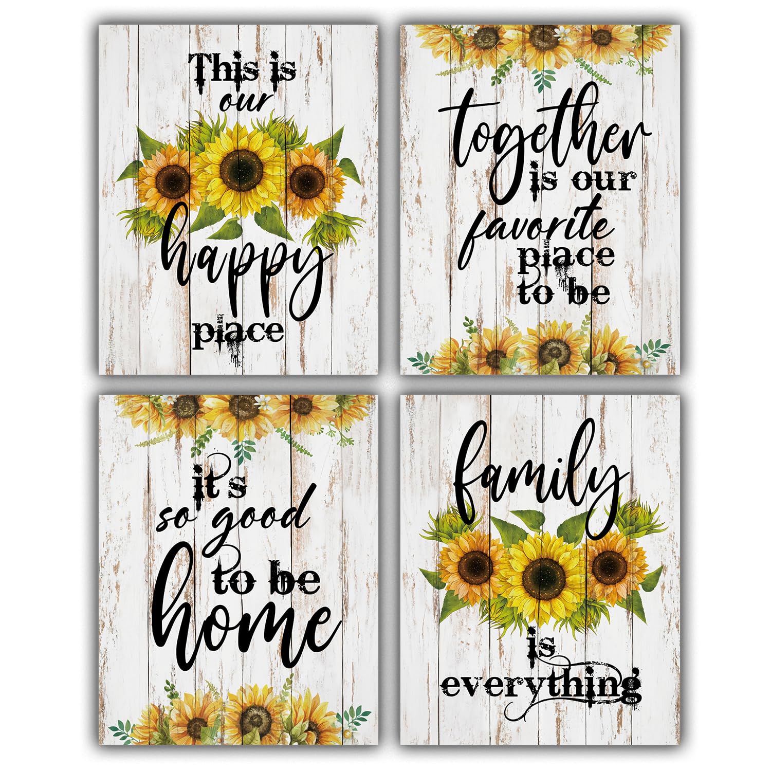 Amazon.com: SZ-DMSS Sunflower Wall Decor Sunflower Wall Art Sunflower ...