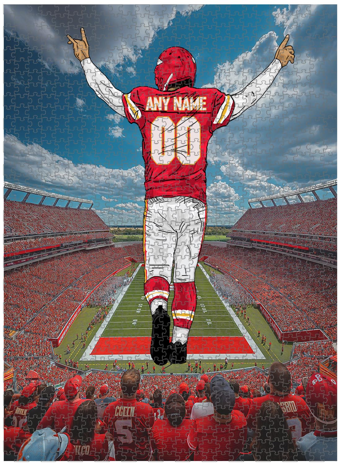 Amazon.com: Wooden Jigsaw Puzzles for Adults - Customized Name and ...