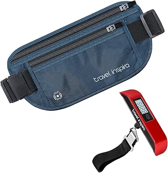 Amazon.com | travel inspira RFID Blocking Travel Money Belt with Anti ...