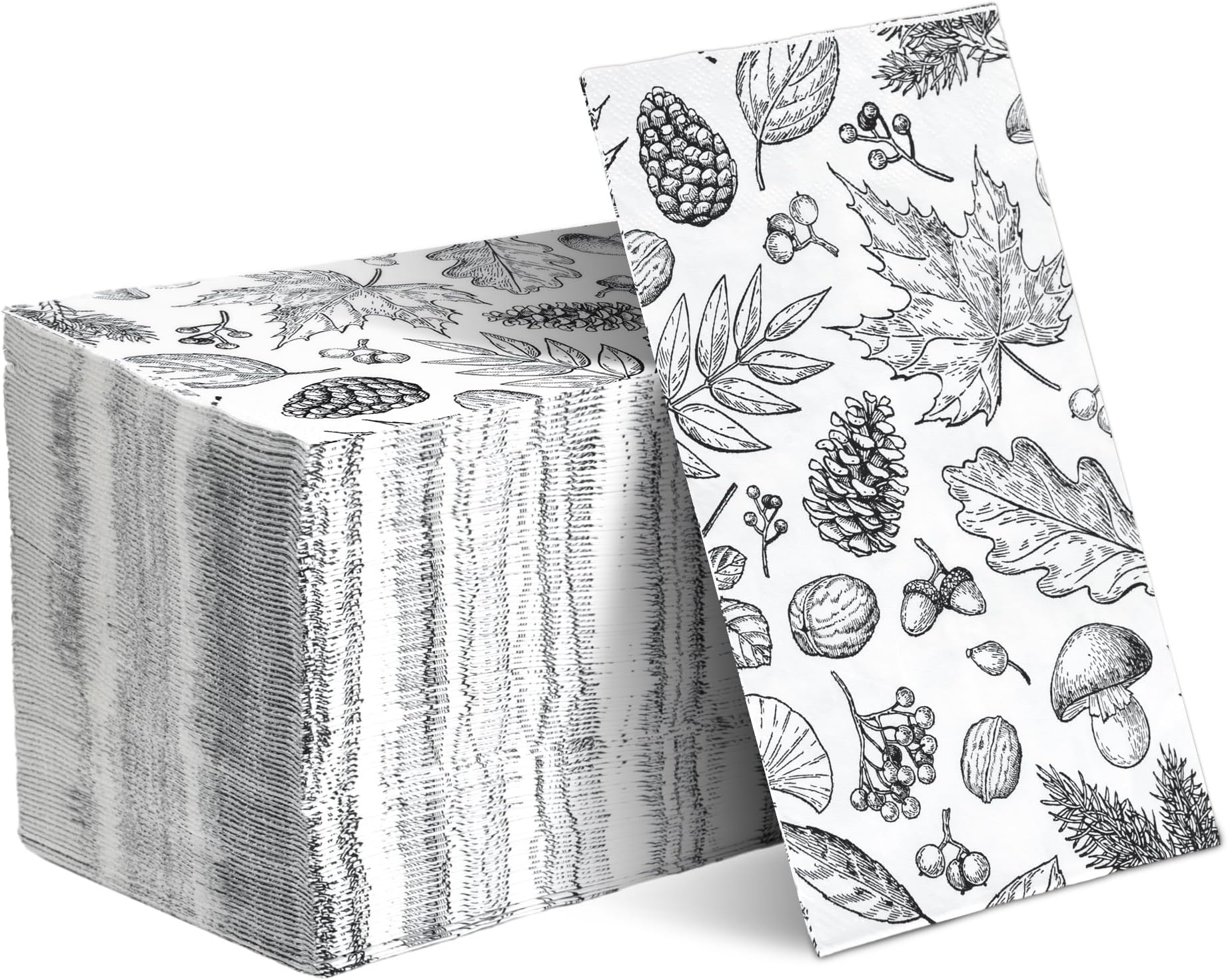 Amazon.com: AnyDesign 120 Pack Fall Paper Napkins 6.5 x 6.5 Inch ...