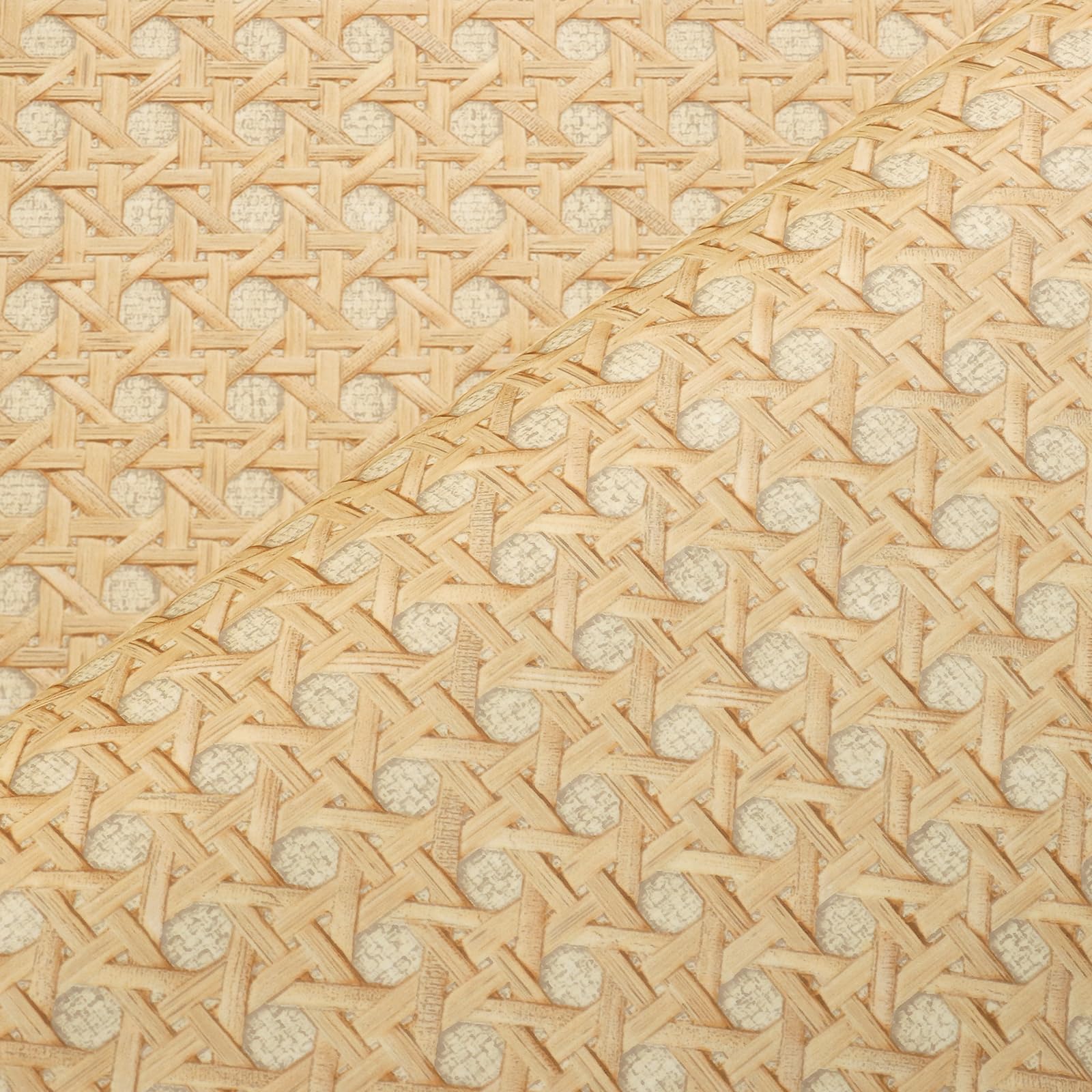 Snapklik.com : Natural Brown Rattan Peel And Stick Wallpaper Non ...
