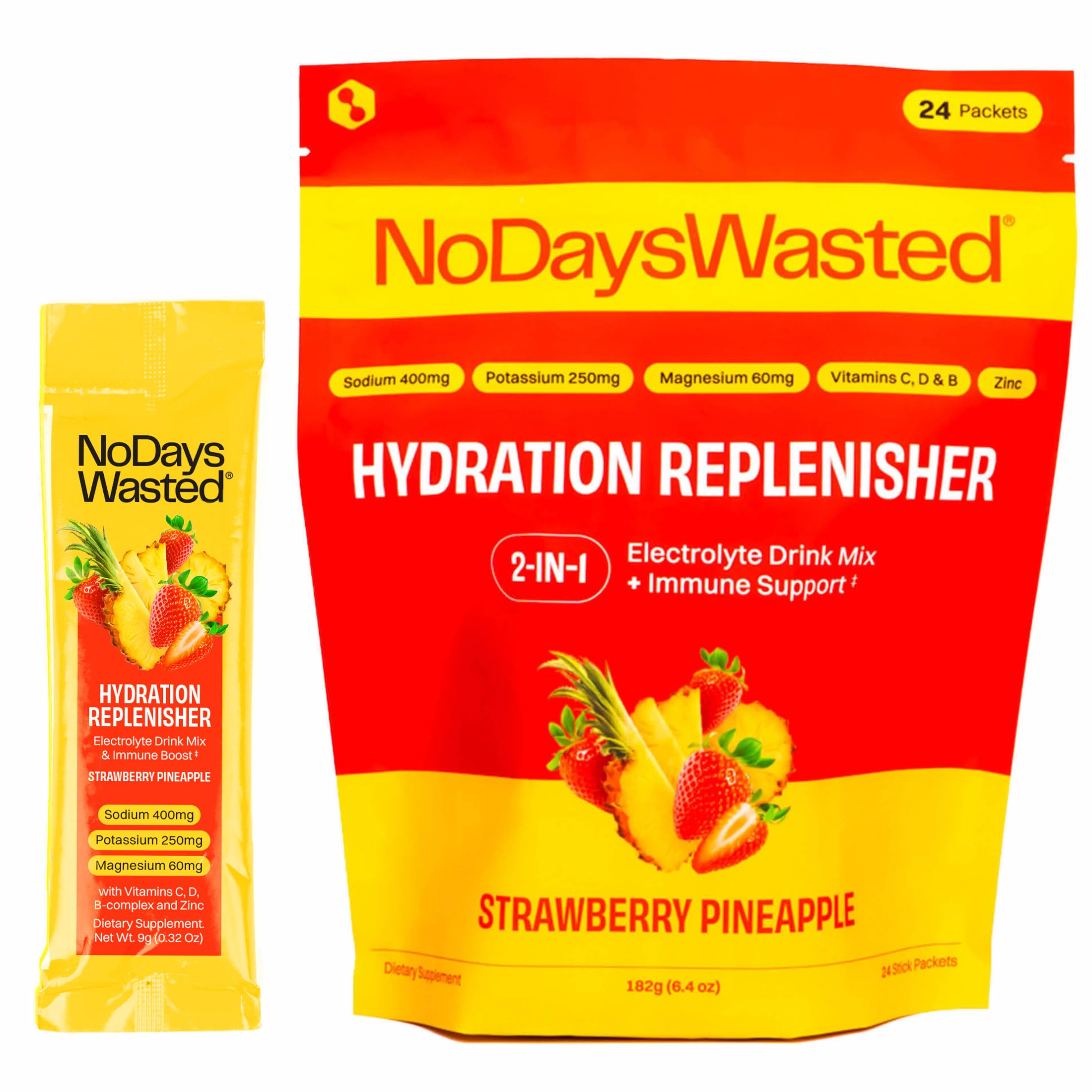 Amazon.com: Hydration Replenisher Electrolyte Replacement Stick Packets ...