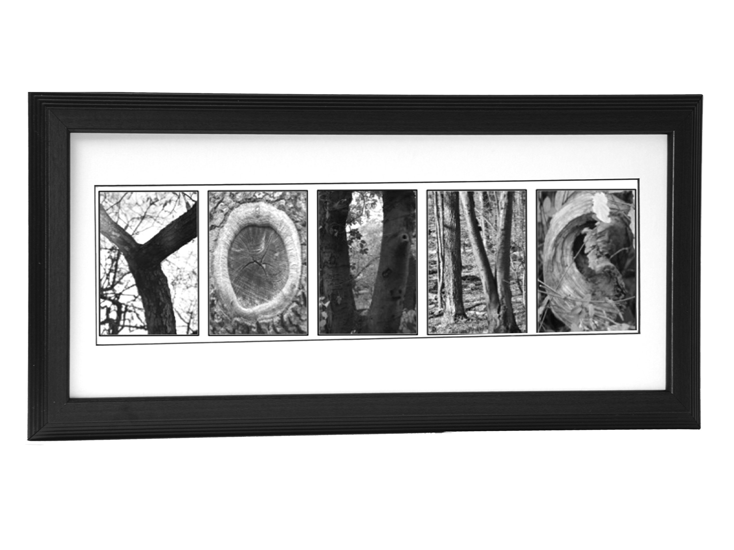 Amazon.com: Creative Letter Art Personalized 12 by 26 inch Framed Sign ...