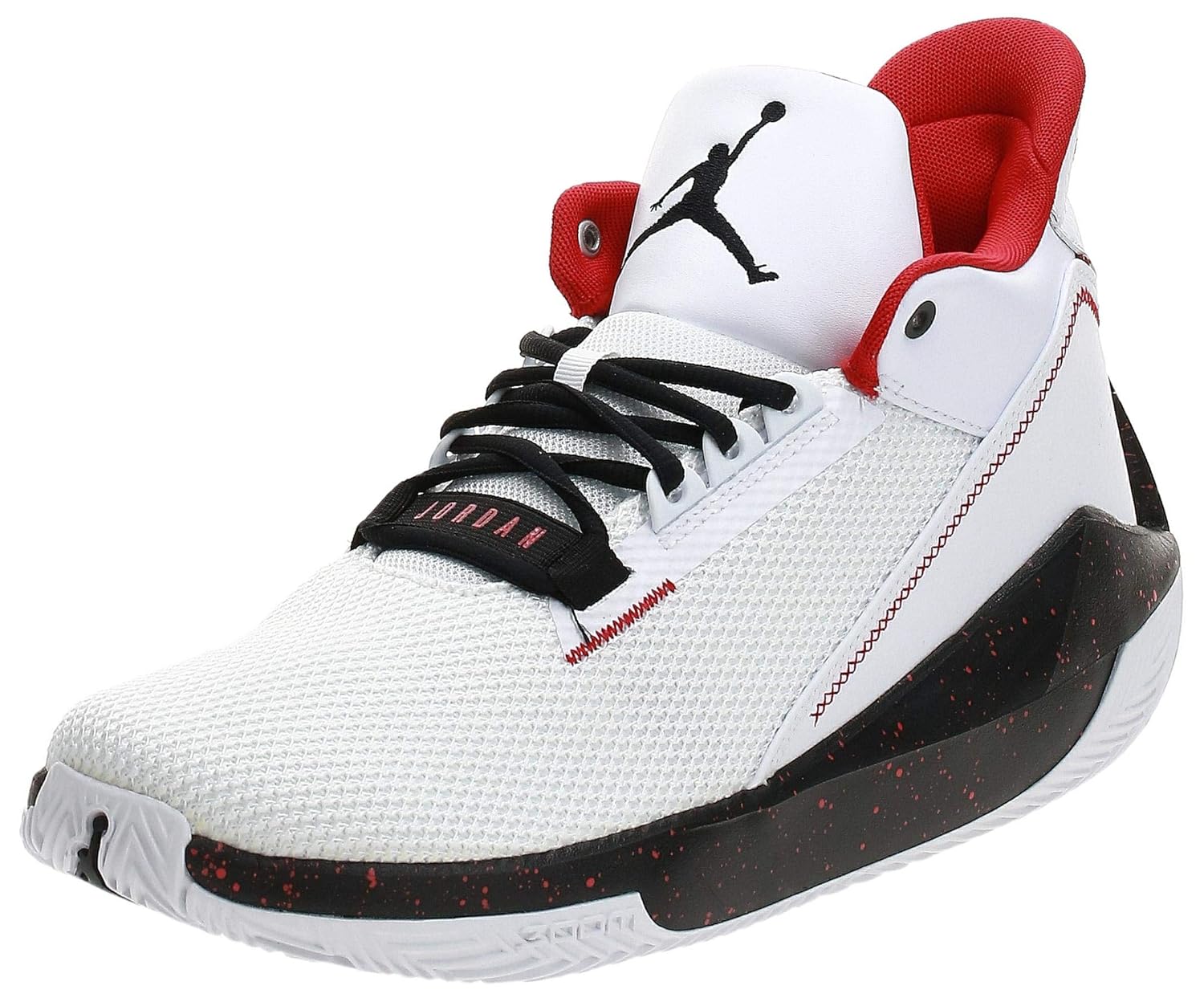 Nike Men's Jordan 2X3 White/Black-Gym RED Basketball Shoe - 10.5 UK (11 ...