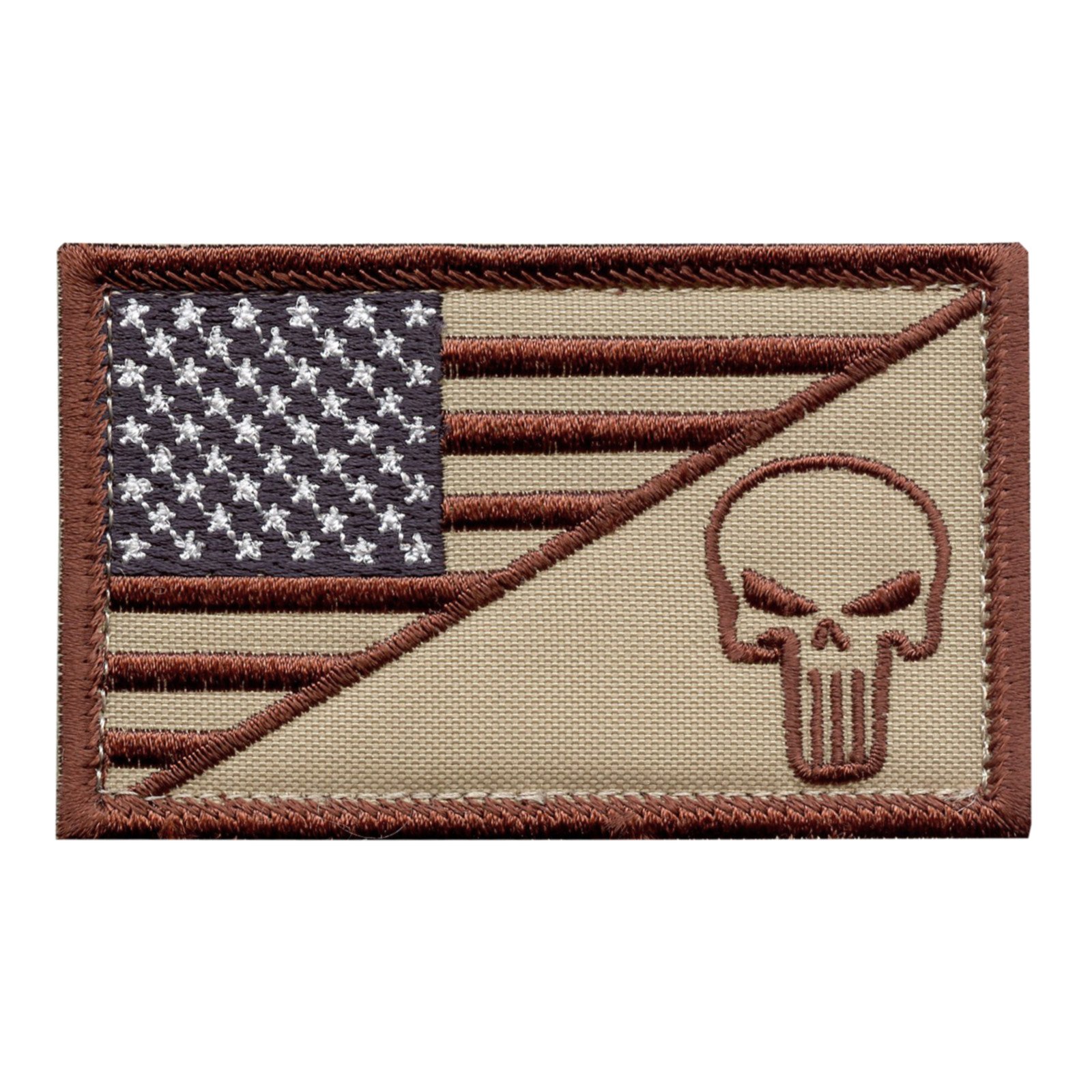 Buy LEGEEON Desert DCU USA Punisher Skull Navy Seals Morale Army Gear ...