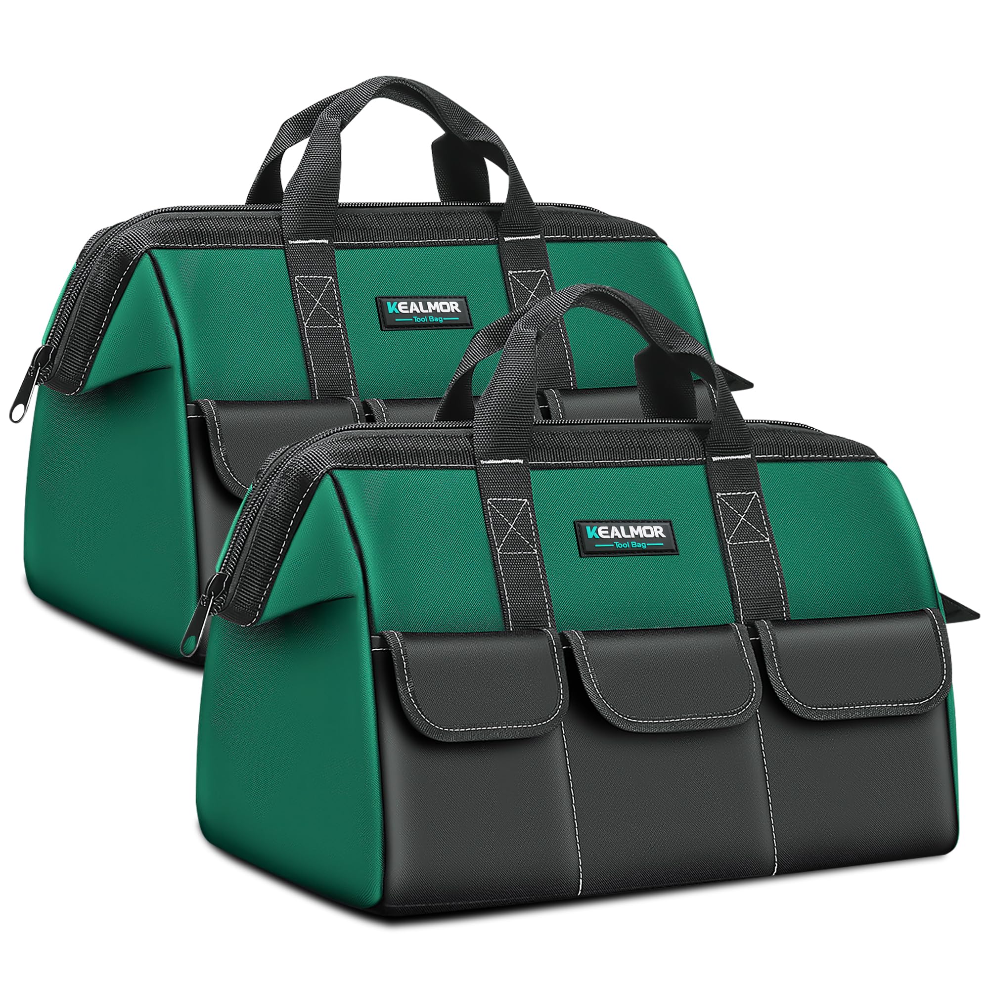 2 Pack KEALMOR 16-inch Tool Bags,Tool Bags For Men Heavy Duty,Tool ...