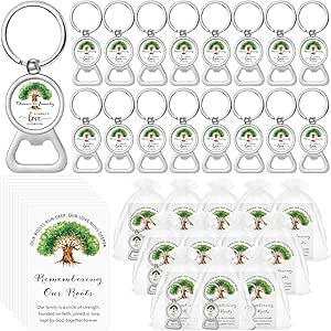 Amazon.com: Yinkin 20 Sets Family Reunion Favors Bulk Bottle Opener ...