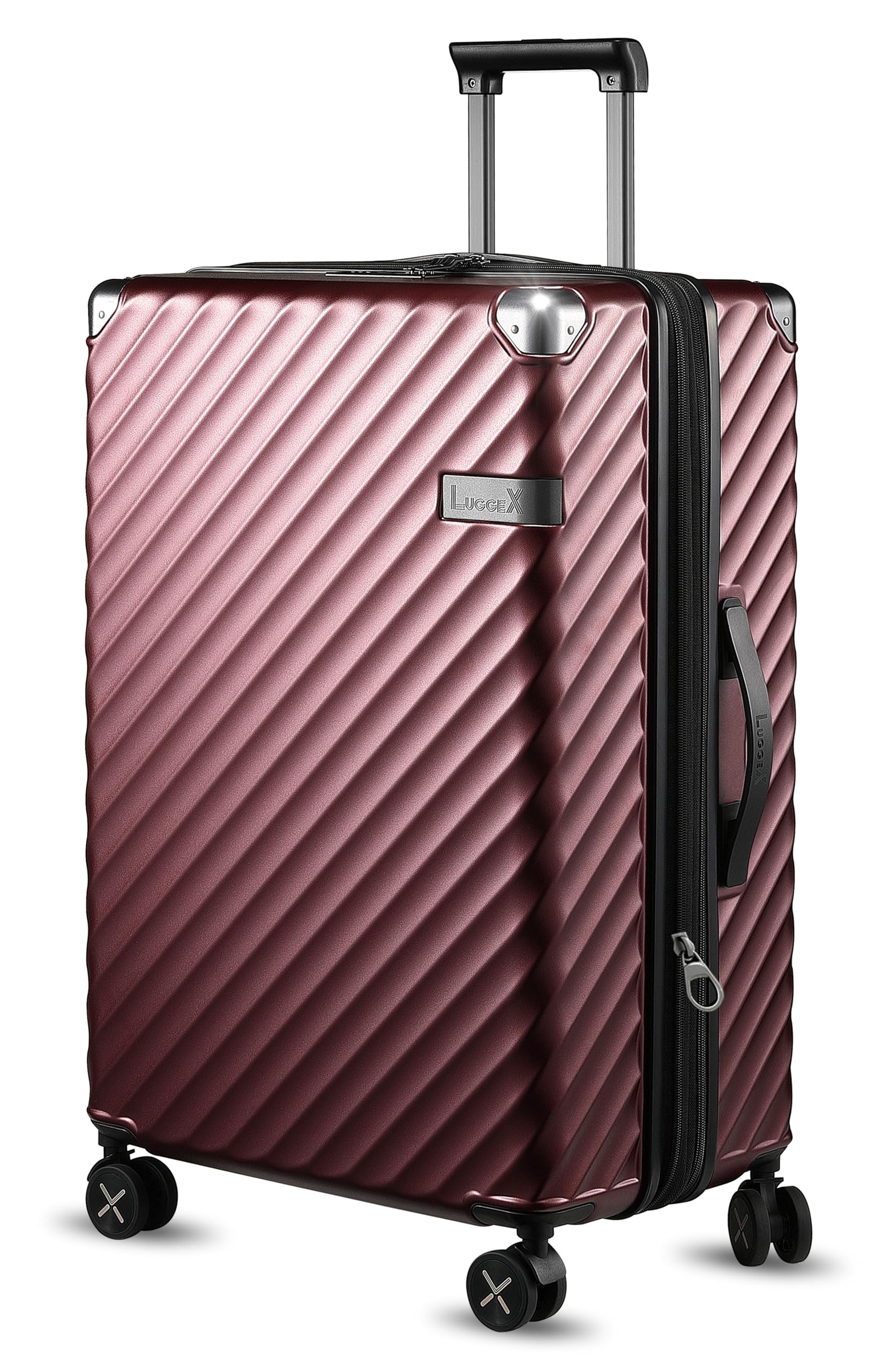 Amazon.com | LUGGEX Luggage with Spinner Wheels, Polycarbonate ...
