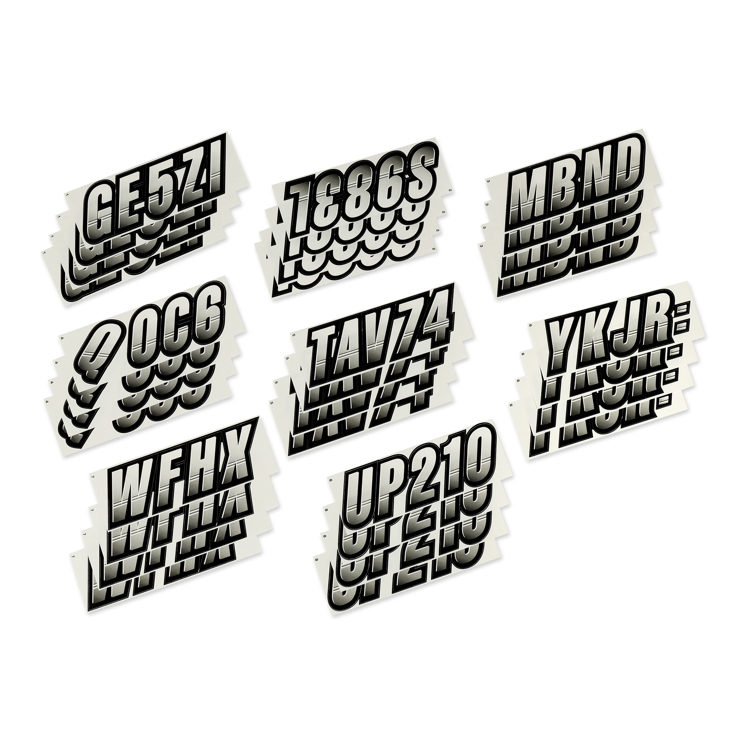 Snapklik.com : STIFFIE Techtron Transparent/Black 3" DOT Decal Kit ...