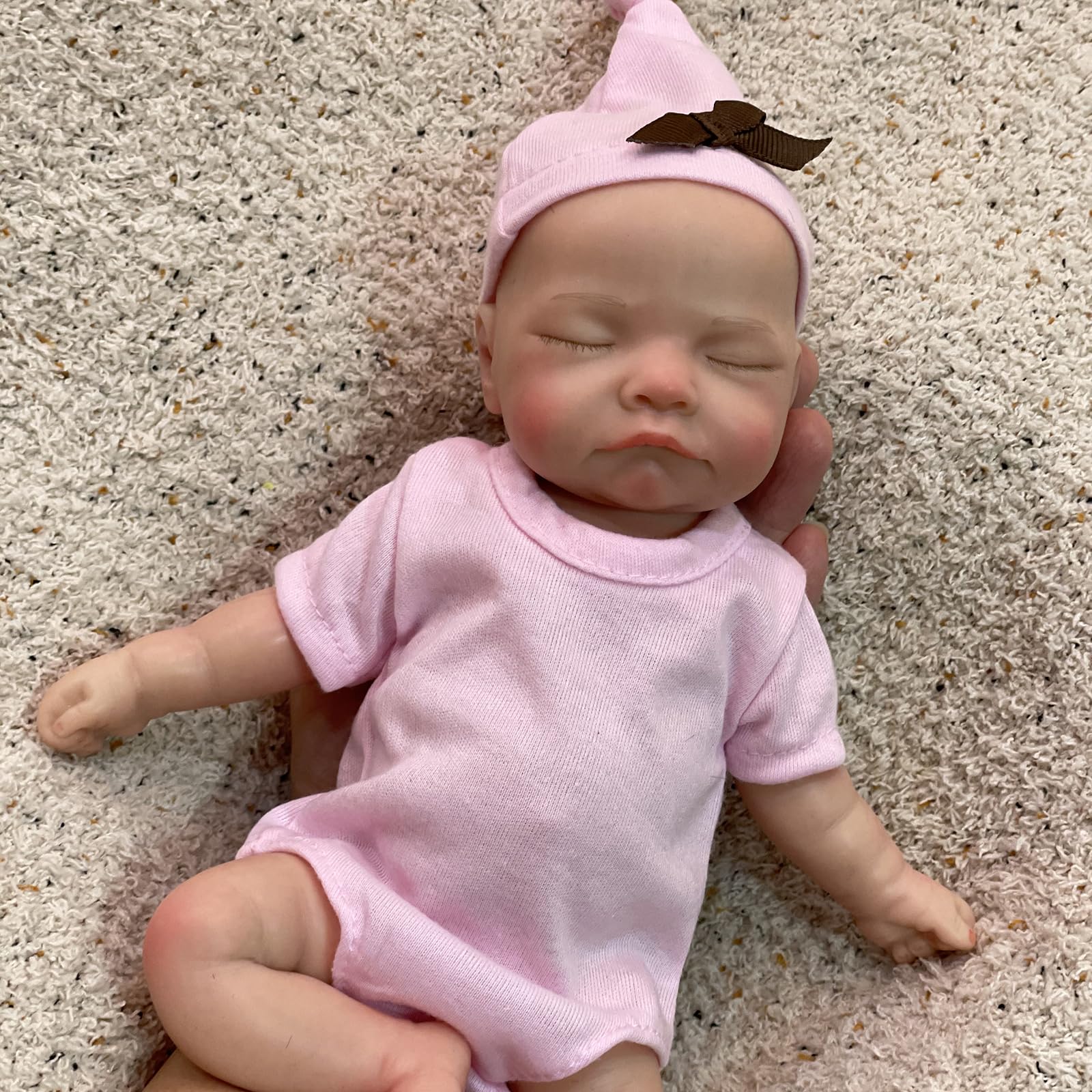 Amazon.com: OtardDolls Silicone Baby Doll 11 Inch Full Body Soft ...