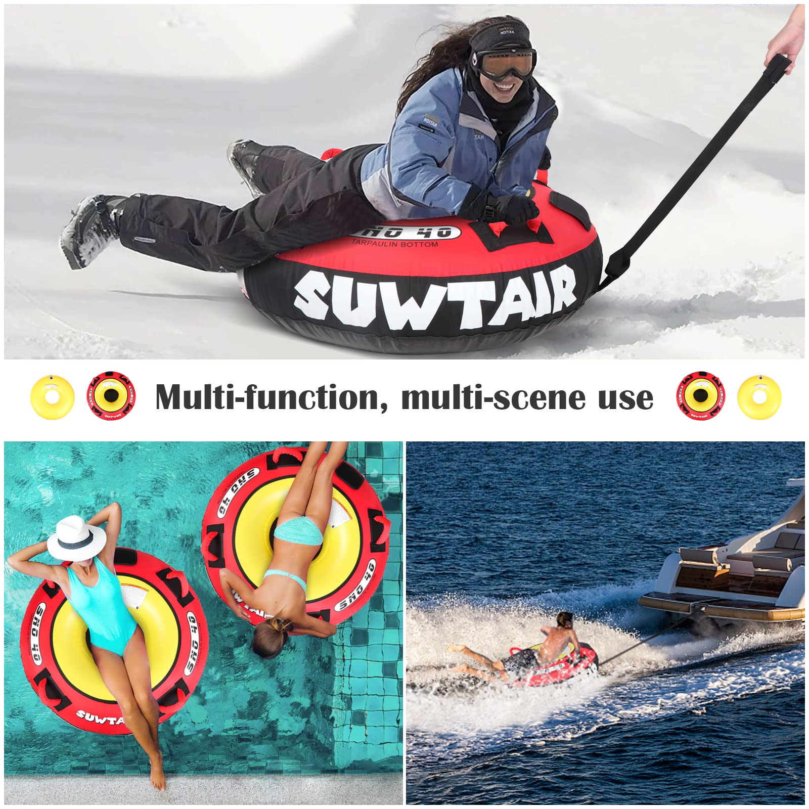 Snapklik.com : Towable Tubes For Boating Person,Pull Tube, Super Sofa ...