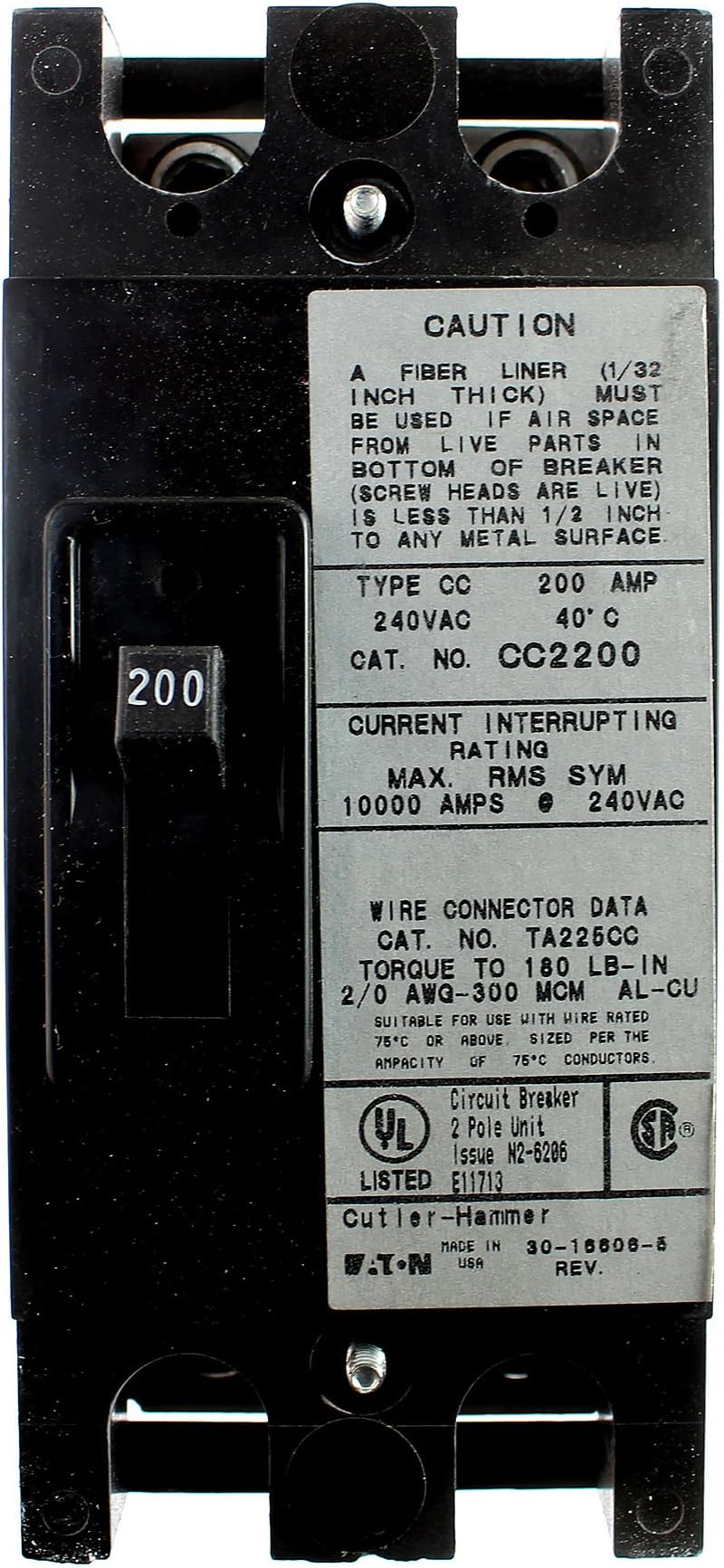 Siemens QN2200RH 200-Amp 2 Pole 240-Volt Circuit Breaker - Amazon.com