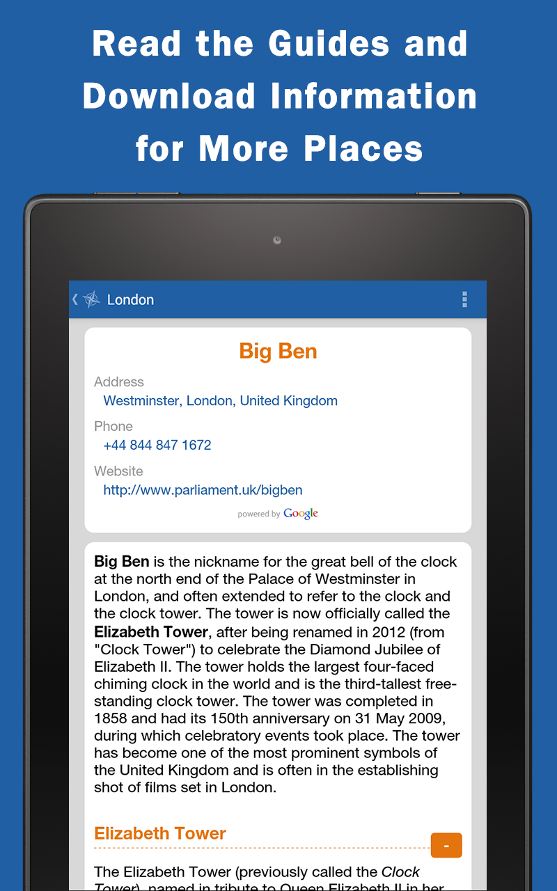 London Travel Guide & Offline Map - App on Amazon Appstore
