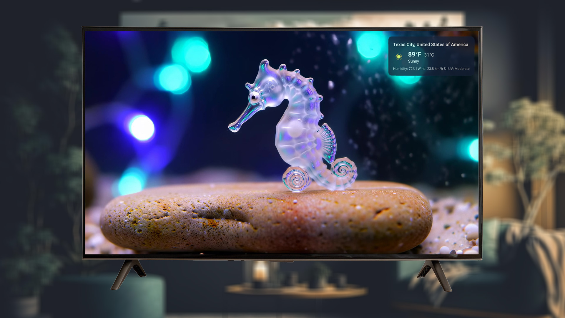 Stunning Seahorse Aquarium – Relaxing Underwater Ocean TV Screensaver ...