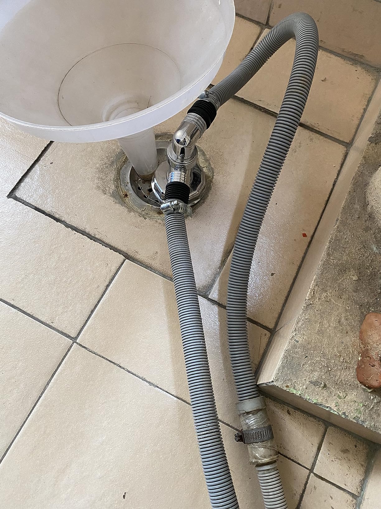 Rasdion Bathroom Floor Drain Connector Assembly Drainer for Washing ...