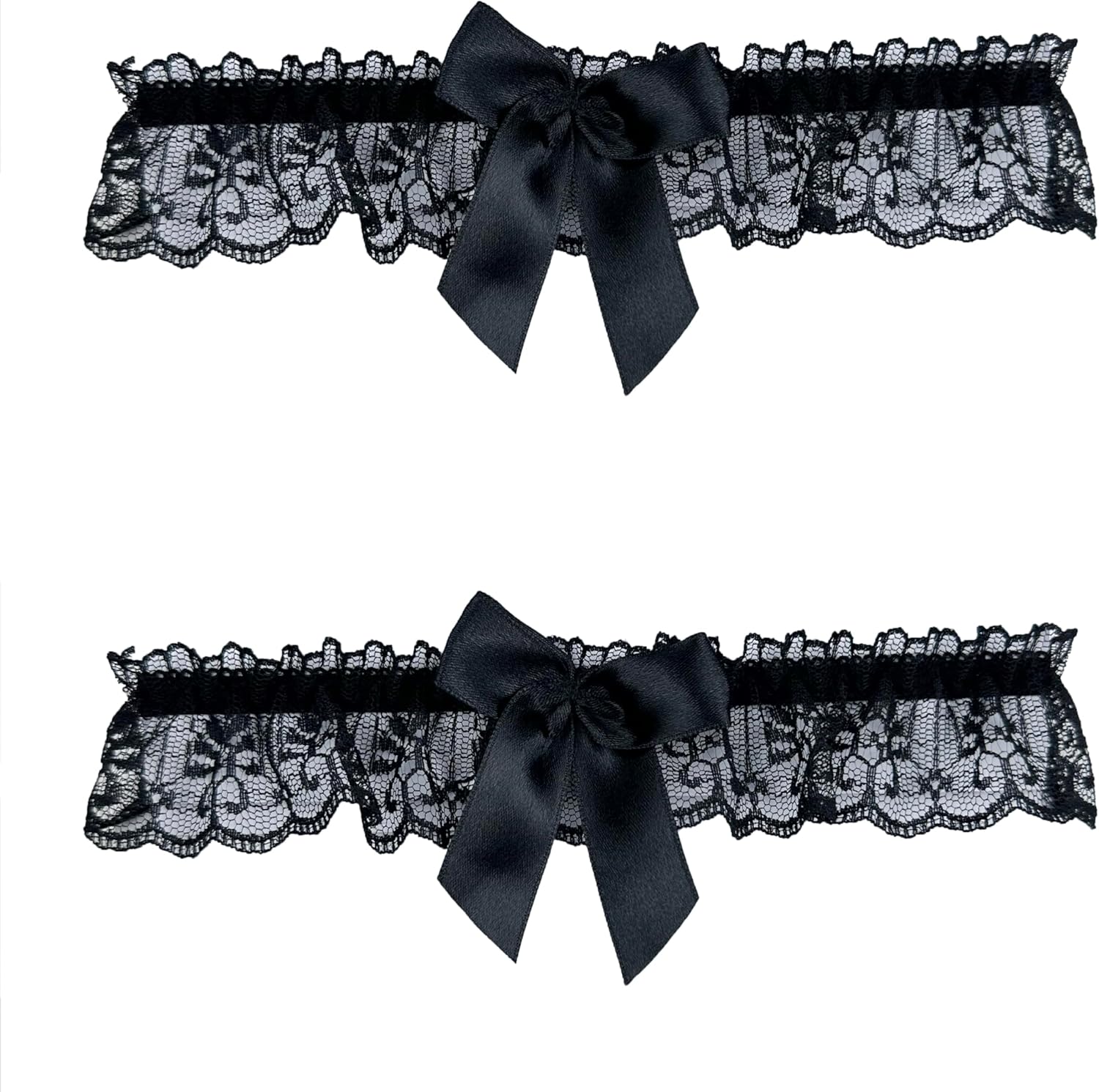 Amazon.com: YunPeng Lace Wedding Garters Bride with Bow Party Prom Leg ...