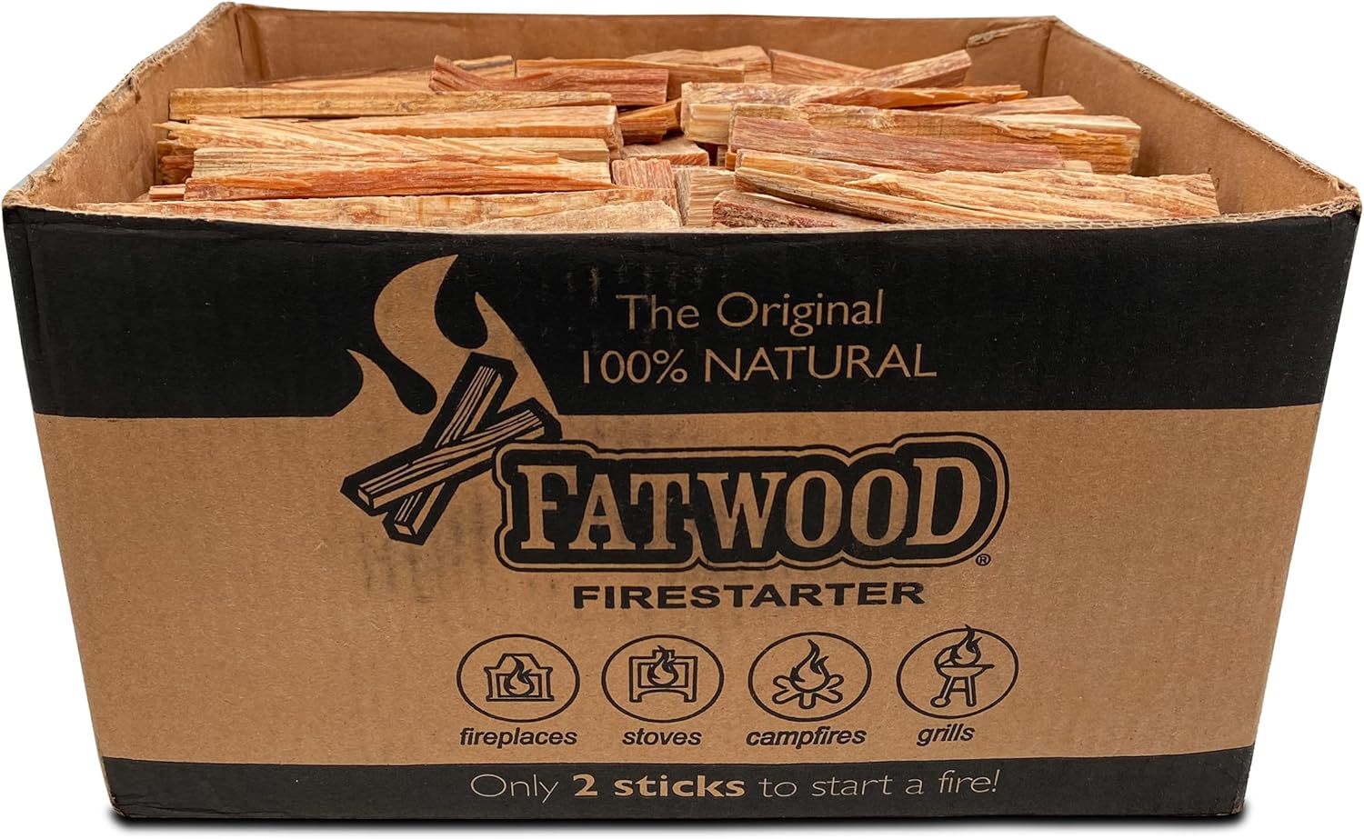Amazon.com : Better Wood Products Fatwood Firestarter Box, Assorted ...