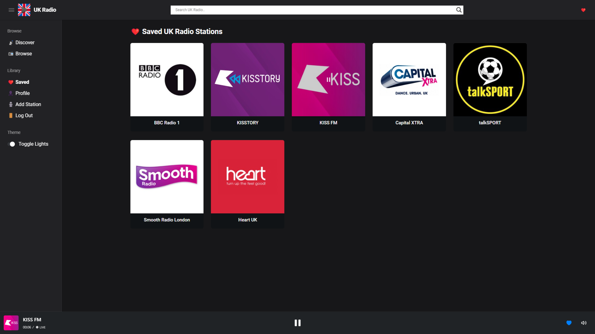 UK Radio – Live FM, DAB & Online Stations - App on Amazon Appstore