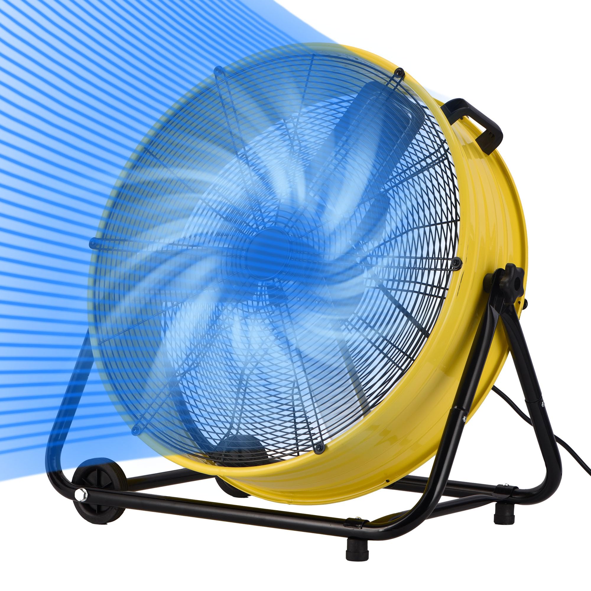 Snapklik.com : AKIRES 24IN 8800CFM Floor Industrial Drum Fan,320W High ...
