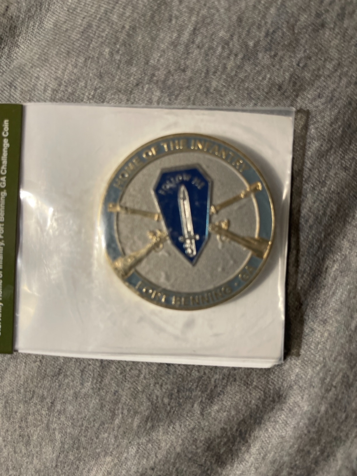 Amazon.com: U.S. Army Home of The Infantry Fort Benning, GA Challenge Coin