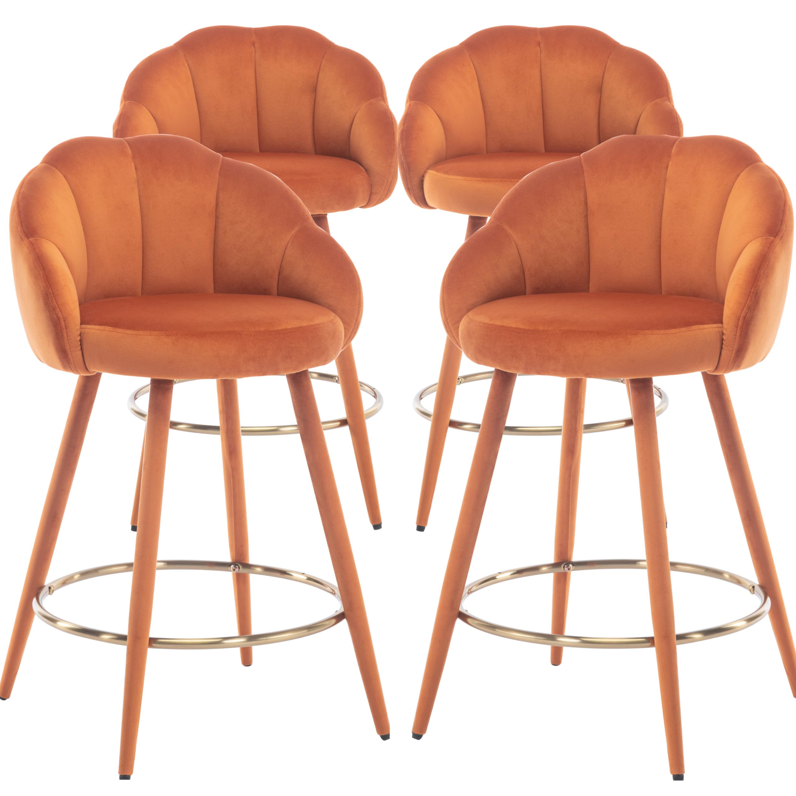 Amazon.com: Kmax 25.5 Inch Bar Stools Set of 4, Counter Height Bar ...