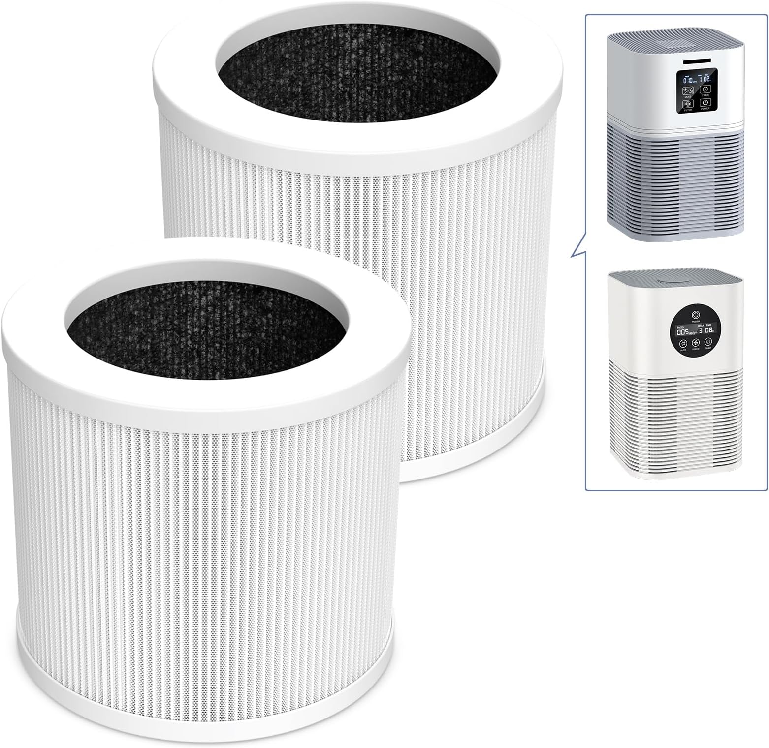 Amazon.com: 2 Pack BREEVA A1 Filter Replacement Compatible with TCL ...