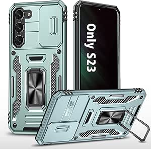 Amazon.com: ANNGELAS for Samsung Galaxy S23 Phone Case, Shockproof Silicone TPU Bumper Anti-Fall ...