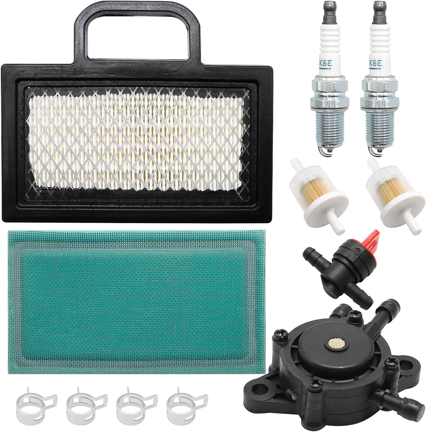 Amazon.com: Powtol 499486S 499486 698754 273638 Air Filter 691035 Fuel ...