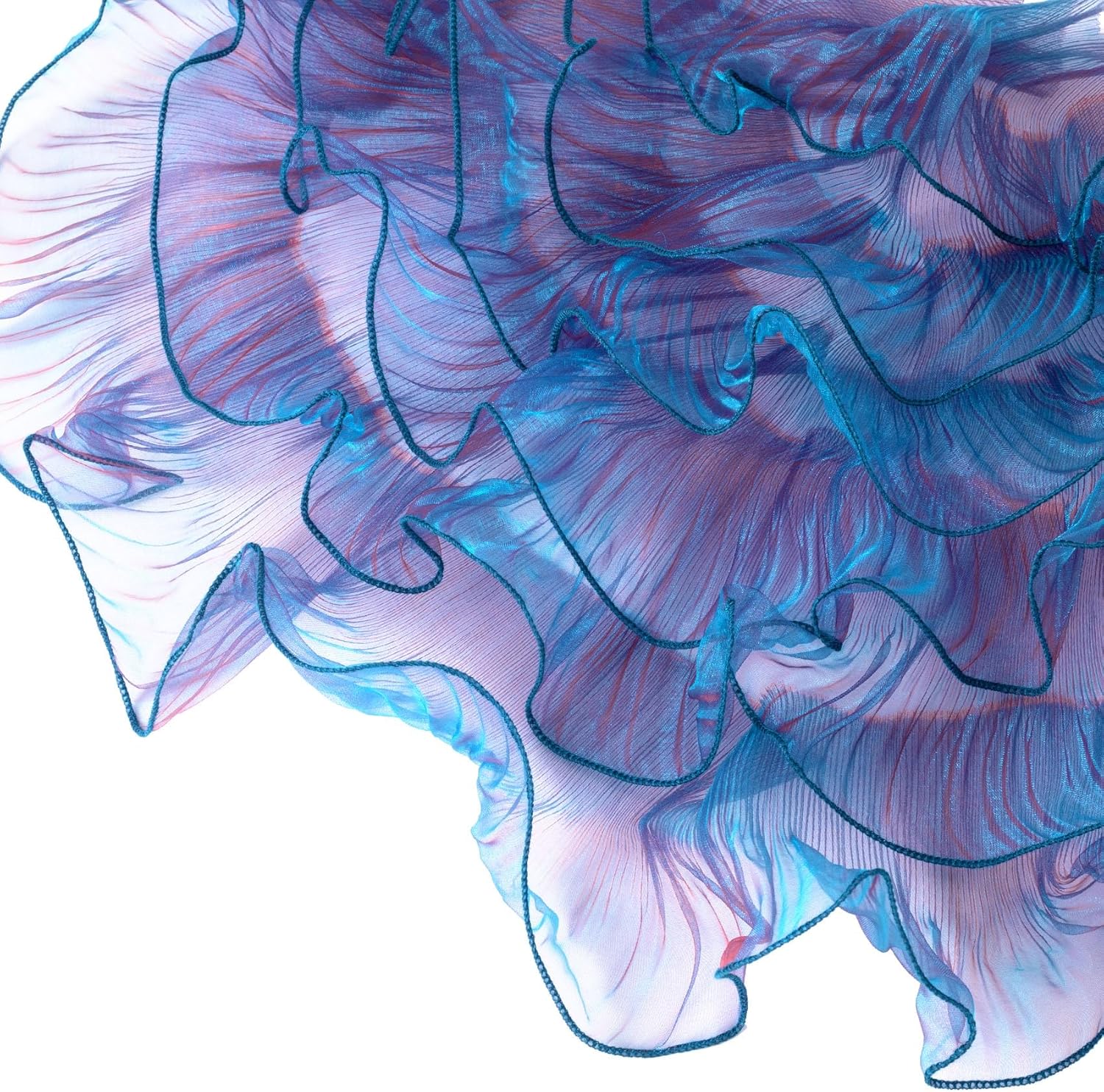 Amazon.com: SmallCat 5 Yard Organza Ruffled Fabric, Retro Ruffle Tulle ...