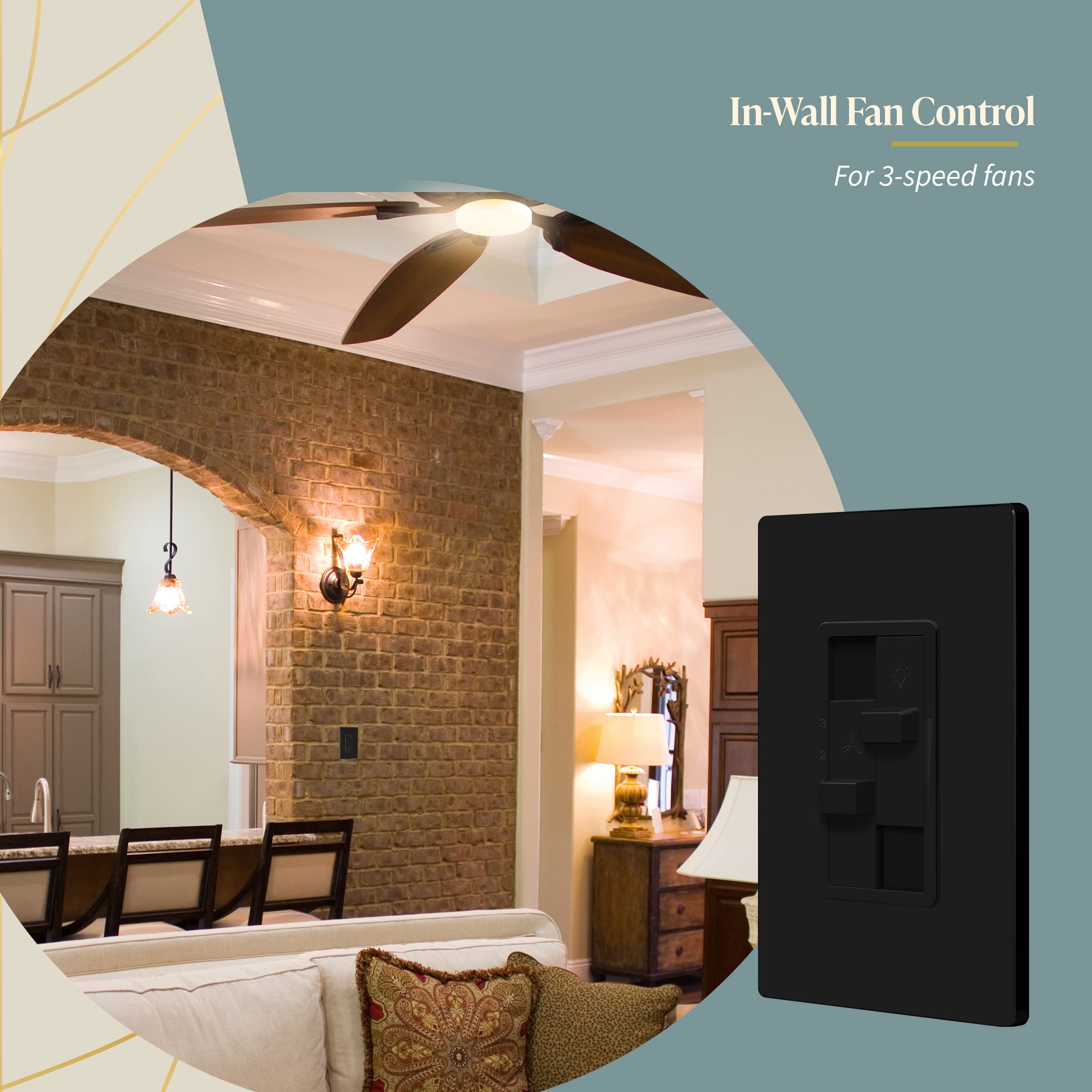 Snapklik.com : TOPGREENER Kalide Combo Dimmer Switch