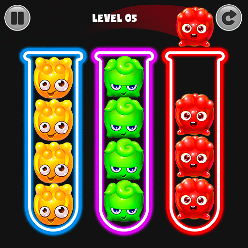 Jelly Color Sort Puzzle Games 2025 - Sorting Puzzle ASMR Games - App on Amazon Appstore