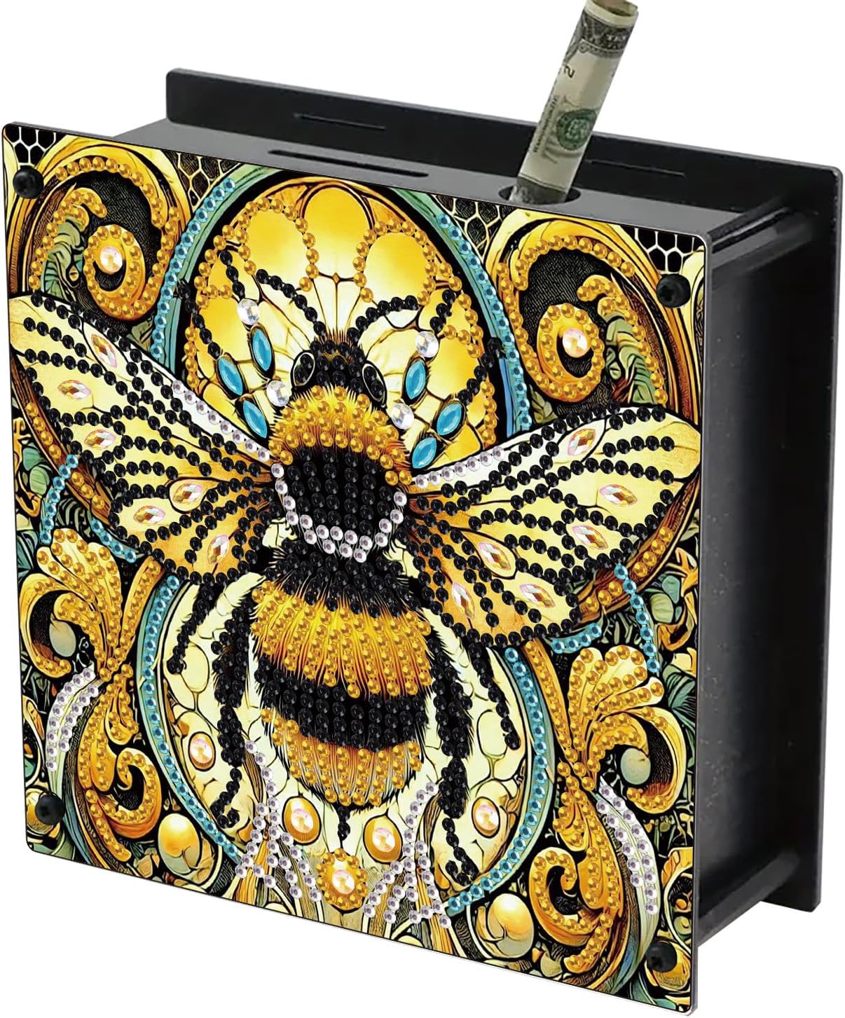 Amazon.com: ARTopet DIY Diamond Piggy Bank Diamond Art Painting ...