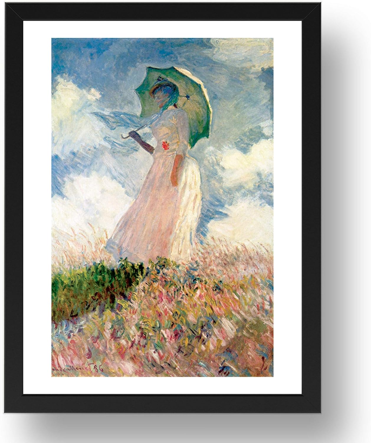 Amazon.com: Oscar Claude Monet: Study Of A Figure Outdoors: Woman With ...