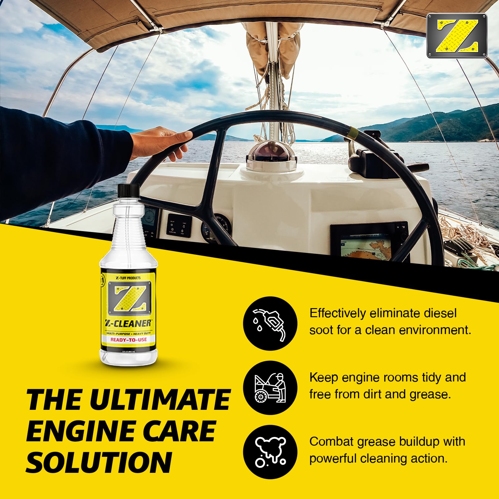 Snapklik.com : TUFF PRODUCTS Cleaner Boat Vinyl Cleaner, Dirt, Grime ...