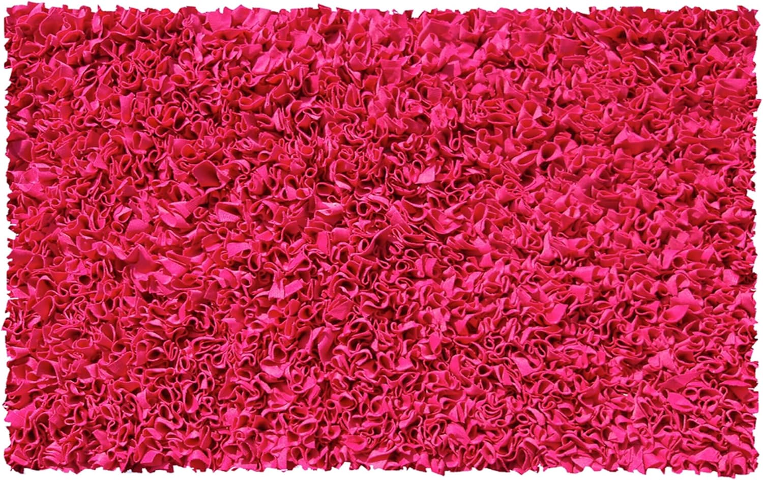 Amazon.com: The Rug Market Shaggy Raggy Raspberry Area Rug Size 2.8'x4 ...