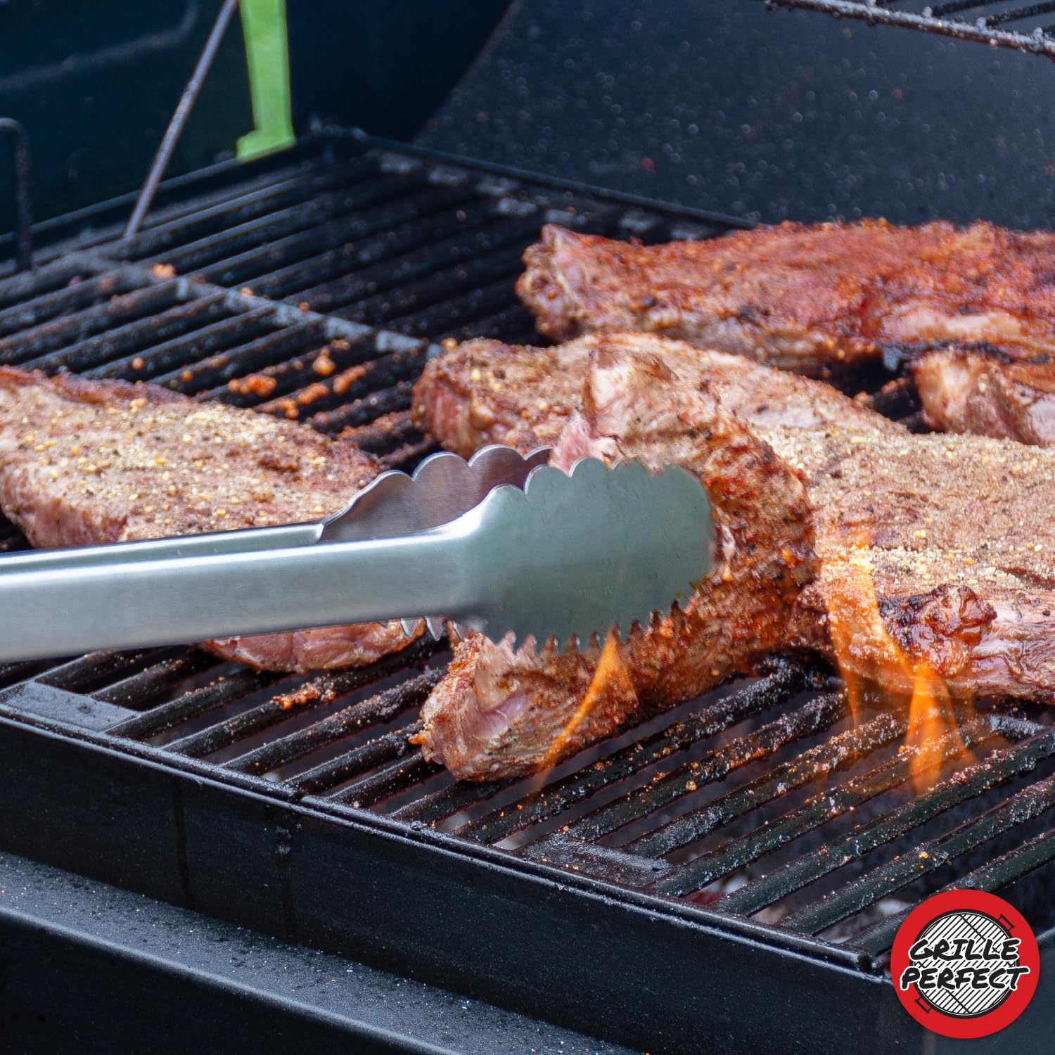 Snapklik.com : Grill Tongs 20-Inch Very Long Extra Heavy Duty For ...