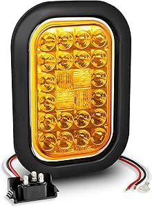 Amazon.com: TRUE MODS Amber 5x3 3x5 Inch Rectangle LED Trailer Tail ...