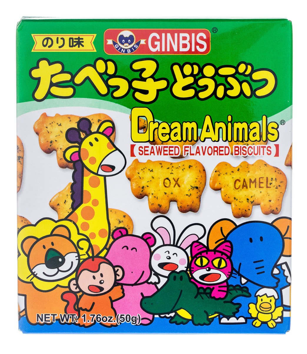 Buy Seaweed Flavored Animal Biscuits by Ginbis at Ubuy Philippines