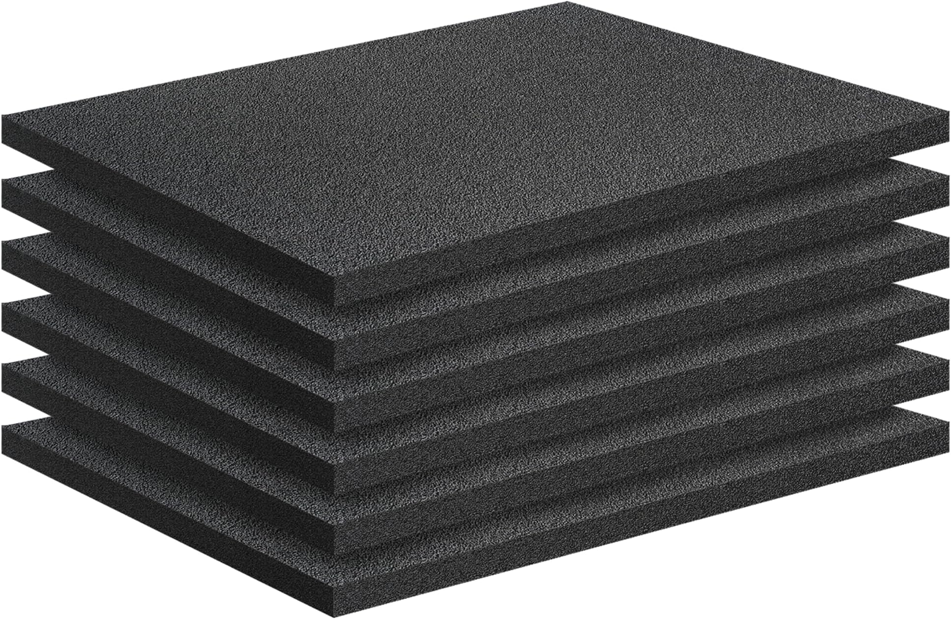 Amazon.com: 7 Pack 16x12x1in Polyurethane High Density Foam Sheet ...