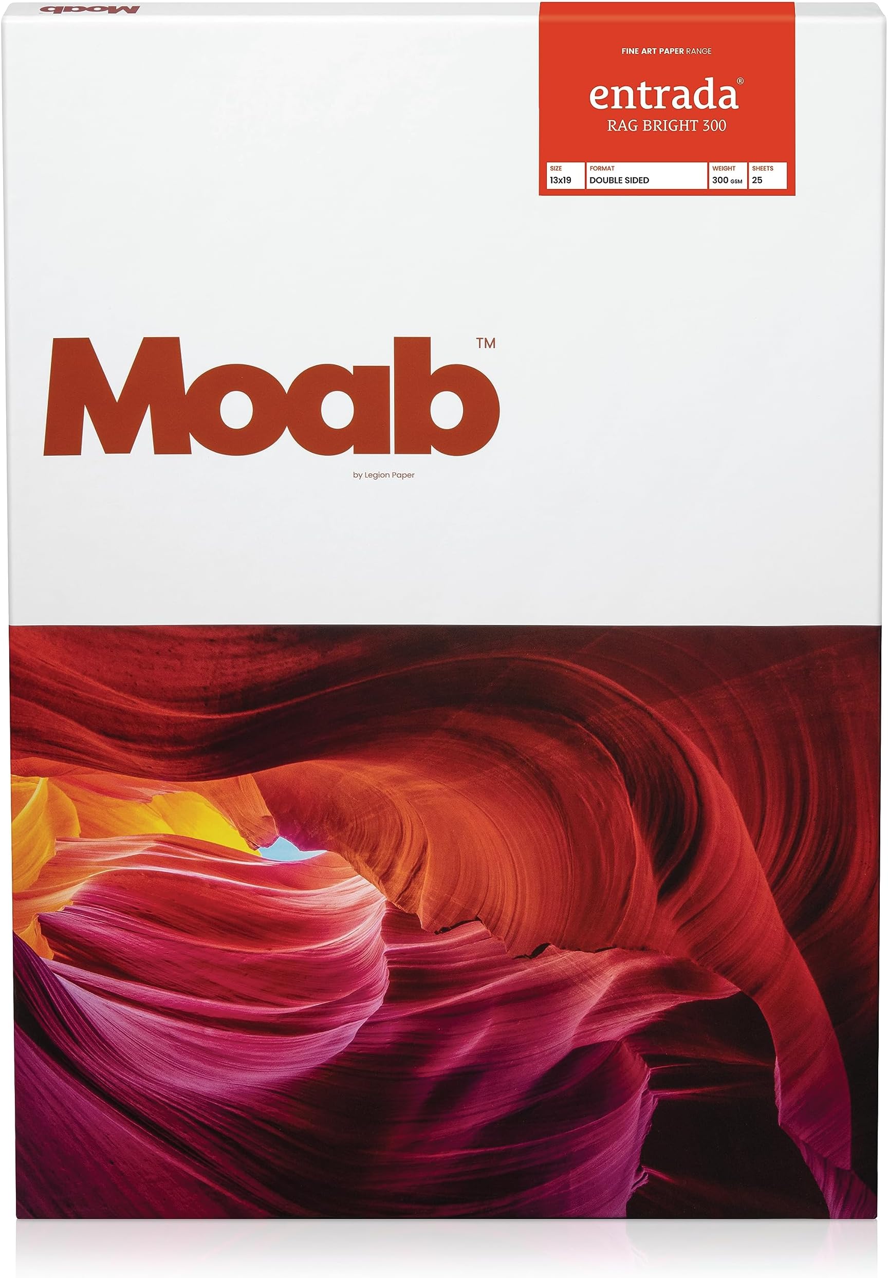 Moab Entrada Rag Bright erb300131925 Bright White Inkjet Paper Cotton ...