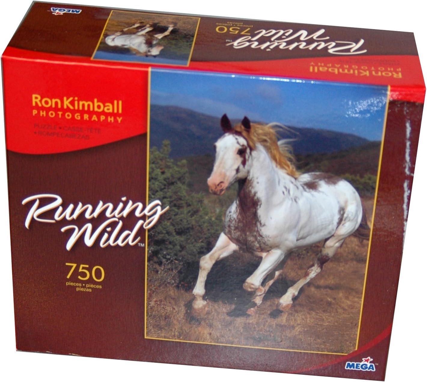 Amazon.com: Running Wild 750-Piece Jigsaw Puzzle - Galloping Away ...