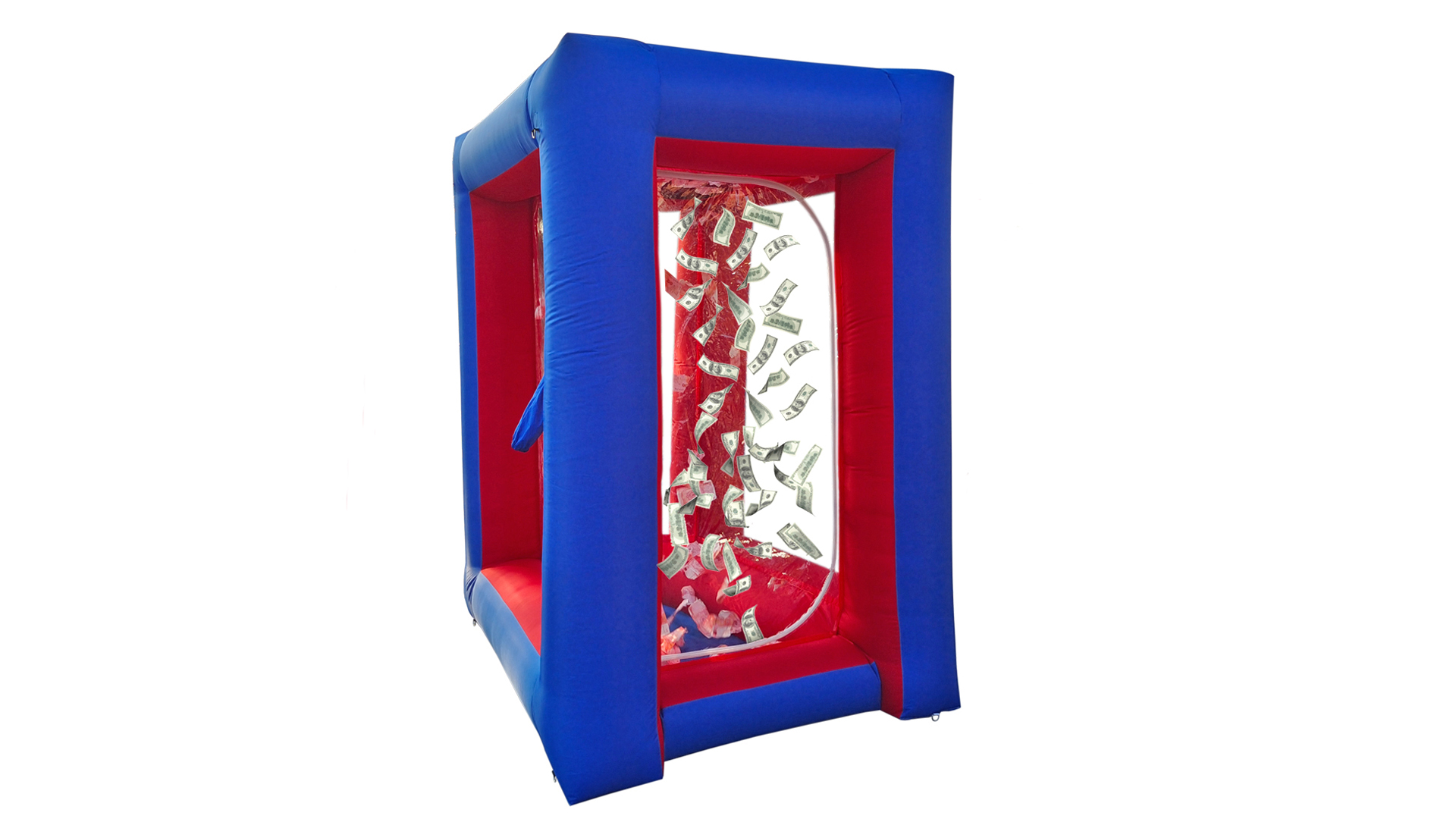 Watch inflatable money booth inflatable cash cube inflatable money ...