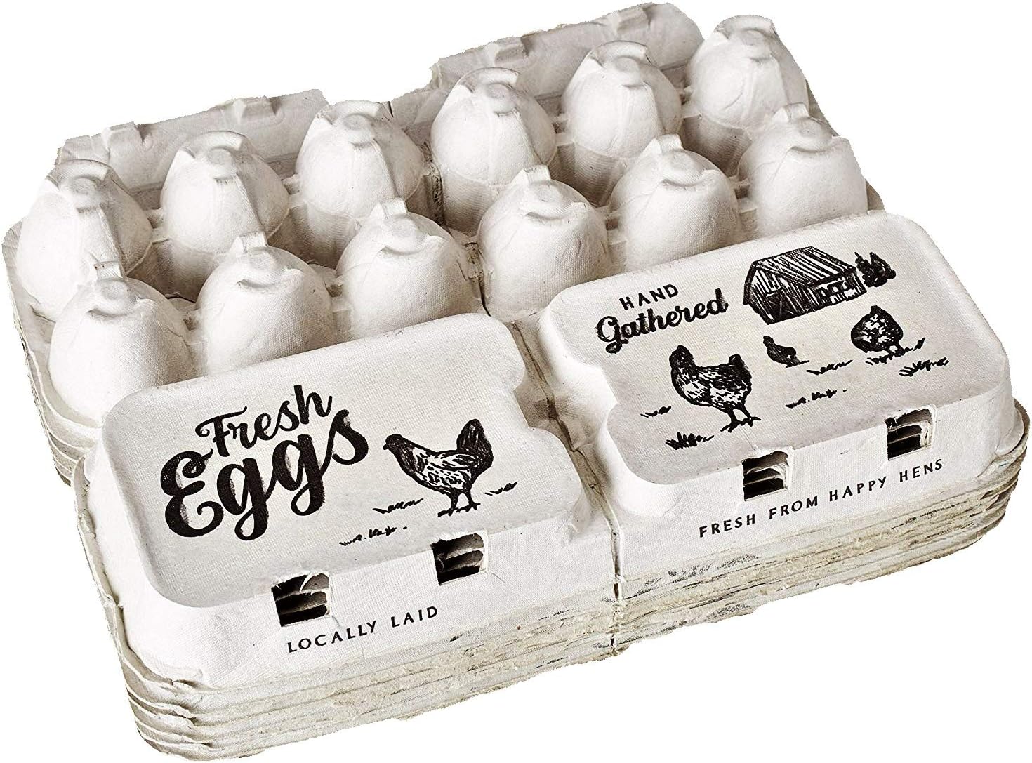 Amazon.com: AILISDA Egg Cartons for Chicken Eggs 6 Count, Paper Pulp ...