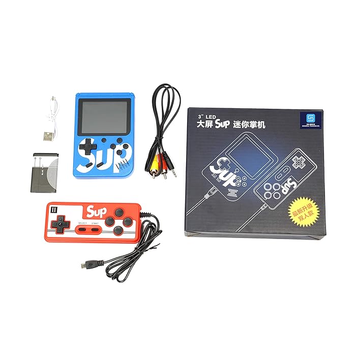 Buy SS BROS Super Mario Video Game for TV Handheld 400 in 1 Console ...