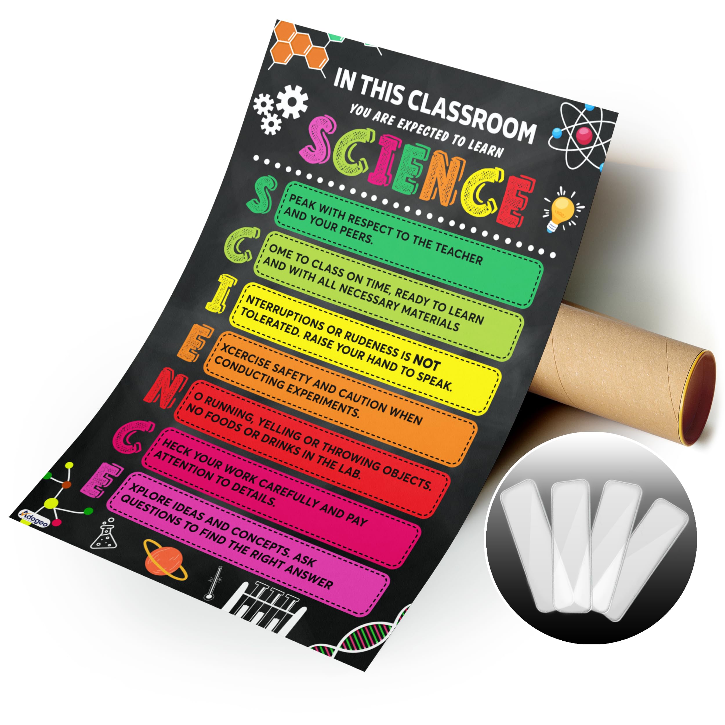 Snapklik.com : ADOGEO Science Classroom Rules Poster