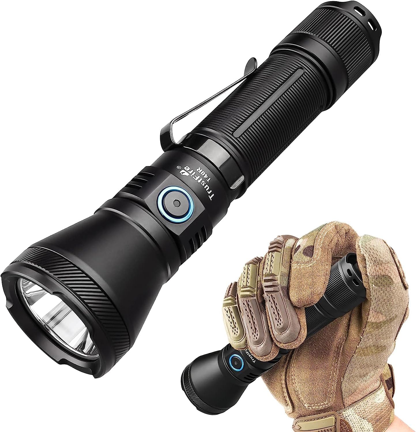 Amazon.com: TrustFire T40R Tactical Flashlights, 1800 Lumen Flashlights ...