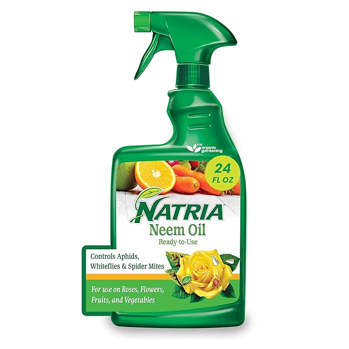 Buy Natria 706250A Neem Oil Spray for Plants Pest Organic Disease ...